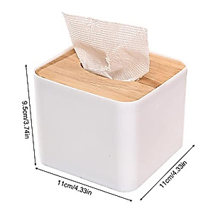 Hondony Home Tissue Paper Dispenser | Tissue Paper Holder Tissue Box Containers with Arc Opening | Removable Tissue Dispenser, Kitchen, Living Room, Bedroom, Bathroom