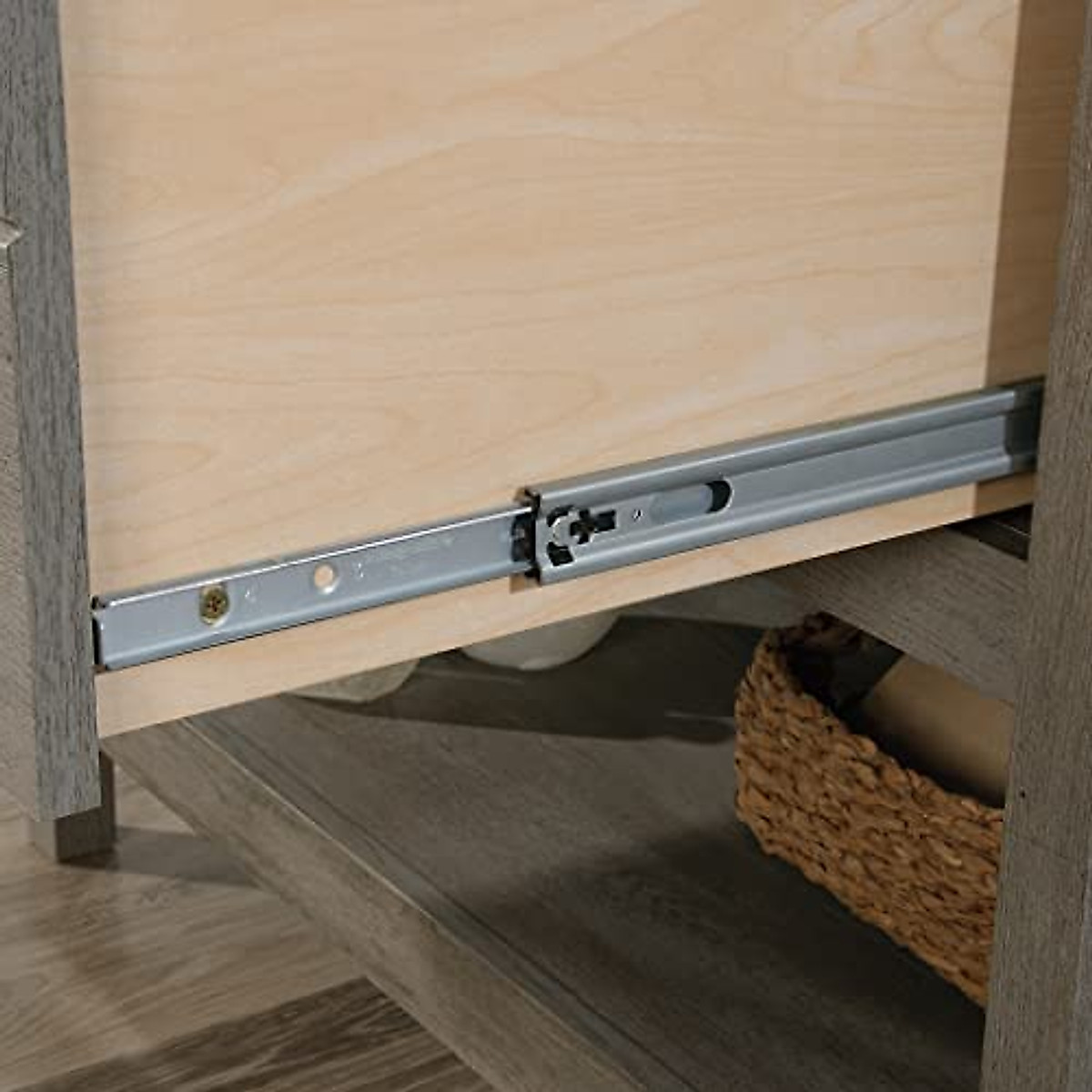 Sauder Cottage Road Lateral File, L: 32.44" x W: 21.81" x H: 29.76", Mystic Oak Finish