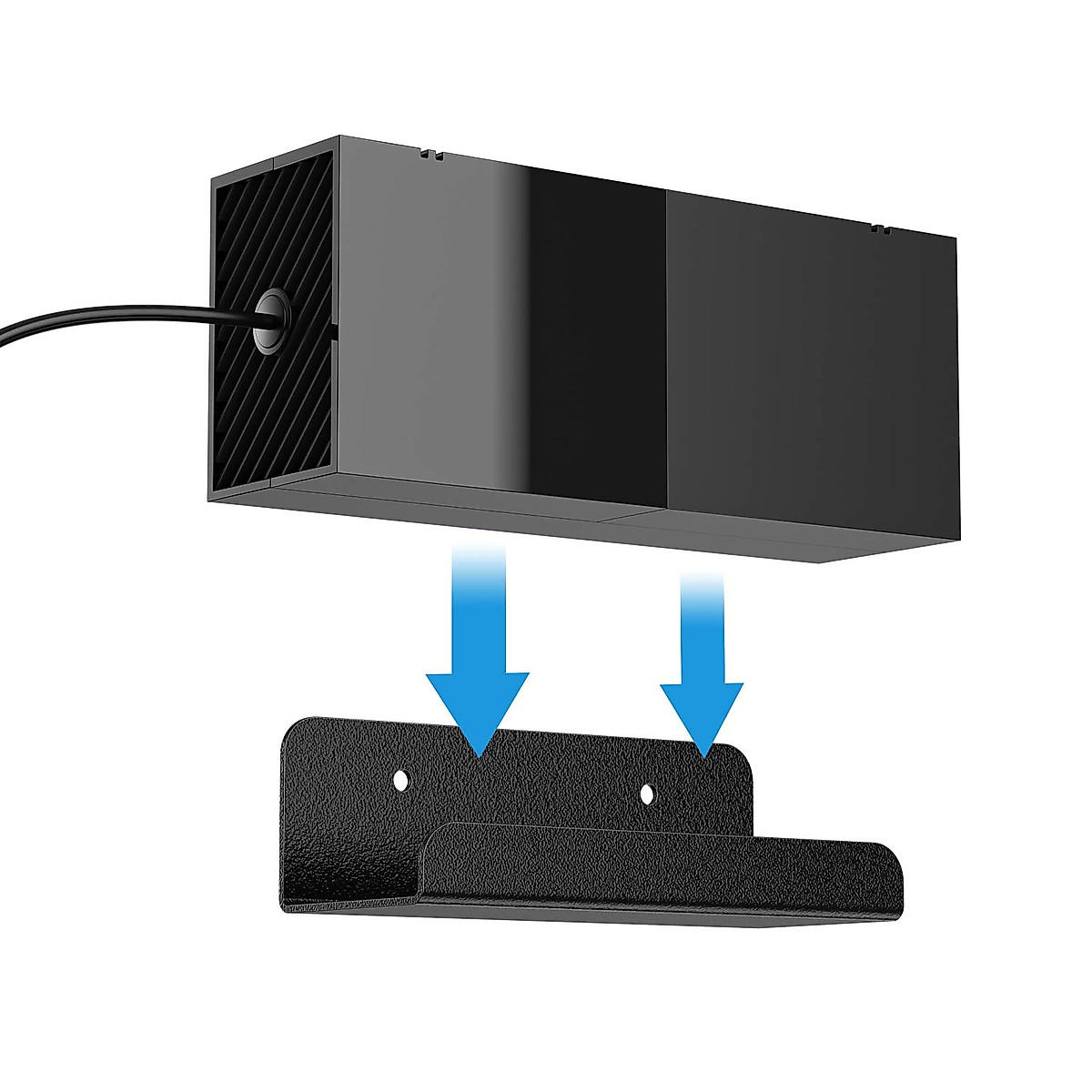 Universal Power Brick Mount and Game Controller Holder Wall Mount with Screw Kit for for All Xbox Series