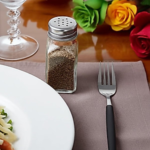 Salt and Pepper Shakers Glass Set (Clear)