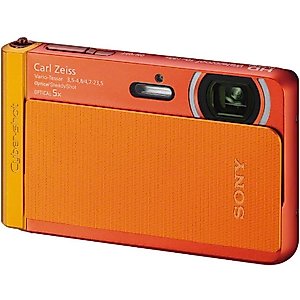 Sony DSC-TX30/D 18 MP Digital Camera with 5x Optical Image Stabilized Zoom and 3.3-Inch OLED (Orange)