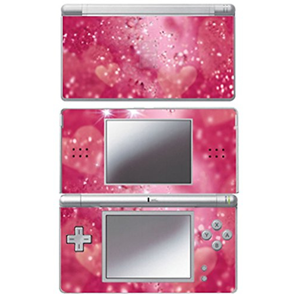 Mightyskins Protective Vinyl Skin Decal Cover Sticker Compatible with Nintendo DS Lite - Pink Diamonds
