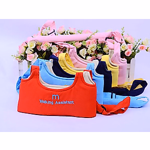 Baby Toddler Learn to Walk Walking Harness Aid Assistant Safety Rein Train Walking Protective Belt (Navy Blue)