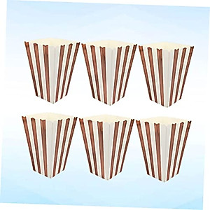 Popcorn Container 12pcs Popcorn Boxes Mini Treat Boxes Snack Box Snack Boxes Popcorn Holder Bags Mini Popcorn Boxes Party s Disposable Carton