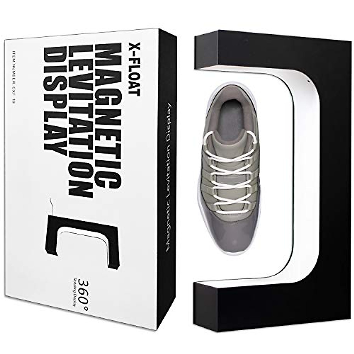 X-FLOAT Levitating Shoe Display Floating Sneaker Stand (Black)