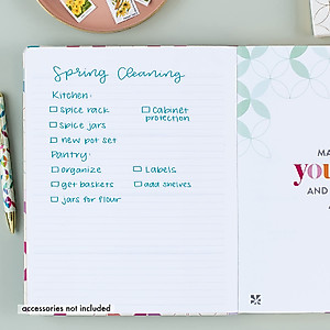 Erin Condren 8" x 10" 12 Month Soft Bound Life Planner - Mid Century Circles Cover + Mid Century Circles Interior Pages. Undated Horizontal Weekly and Monthly Agenda