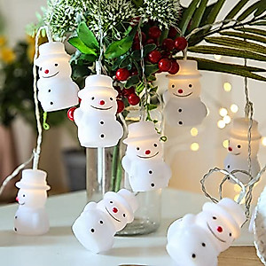 3m 20LED-Snowman Christmas LED Snowman Light String Christmas Day Light String Holiday Garden Party Home Decoration