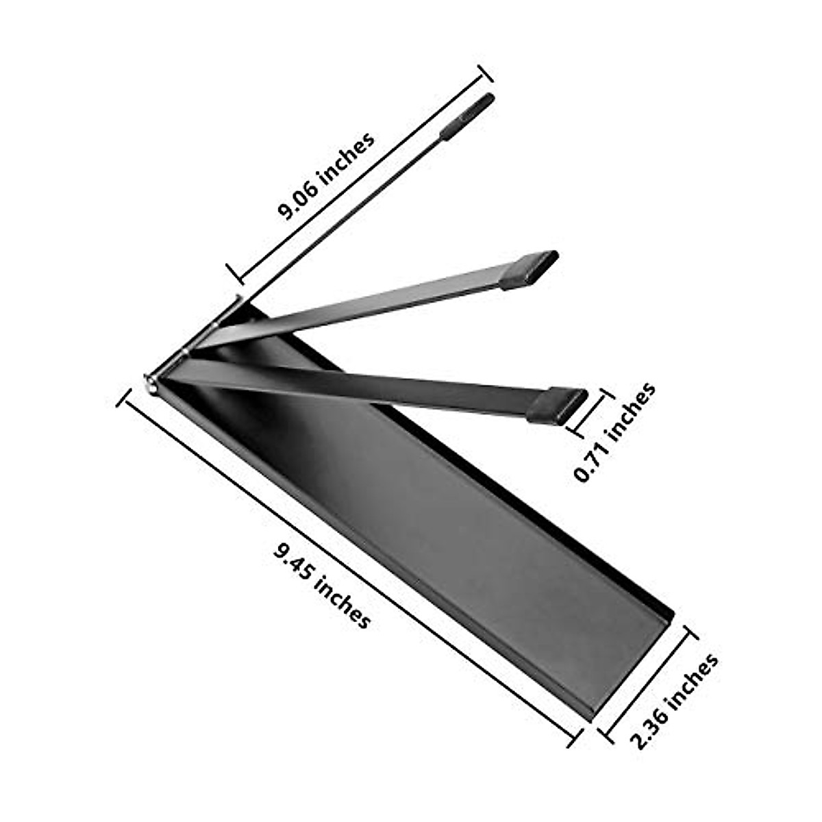 YEAVS Swing Towel Holder Rack Matte Black, Wall Mounted Towel Bar Swivel with 3-Arm for Bathroom Kitchen Storage