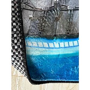 Millenium Falcon Rug, Starwars Rug, Boy Room Rug, Fantastic Rug, Home Decor Rug, Area Rug, Soft Rug cv465.1 (23”x31”)=60x80cm=1.9 ft x2.6 ft