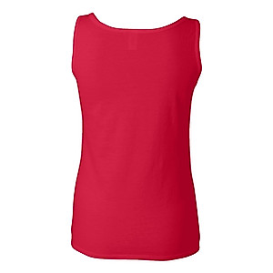 Fashion Gildan 64200L GD Ladies Tank Top Cherry Red Large