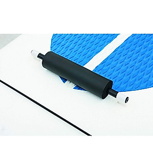 Bestway Hydro-Force White Cap 10 Foot Inflatable SUP Stand Up Paddle Board and Kayak w/Traction Pad, Backrest Seat, 3 Fins, and Aluminum Oar (2 Pack)