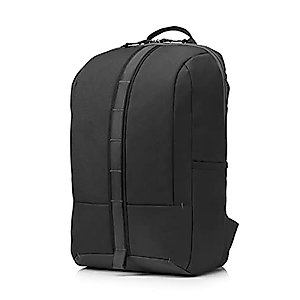 HP Commuter Laptop Backpack | with 15.6” Laptop/Tablet Compartment | Water-Resistant, Carry-on | Water Bottle Pocket, Reflective Accents, (5EE91AA), Black, Model: 5EE91AA#ABL