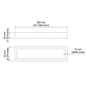 Natudeco Wall Mounted Bath Towel Rack Bath Storage Tool Bright Colour Towel Bar Solid 304 Stainless Steel Durable for Bathroom Kitchen Hotel