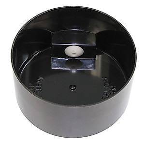 Tightvac - 1 oz to 6 ounce Airtight Multi-Use Vacuum Seal Portable Storage Container for Dry Goods, Food, and Herbs - Black Cap & Clear Body