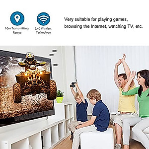 Android TV Box 4GB RAM 128GB ROM 2022 Android Box 10.0, H616 Cortex-A53 CPU Support 4K 6K 3D Video 2.4G/5G WiFi 100Mbps Ethernet Bluetooth Smart TV Box with 2.4G Backlit Mini Wireless Keyboard