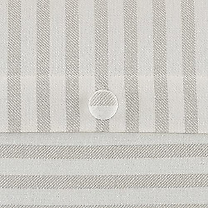 Nautica - Throw Pillow, Cotton Bedding with Hidden Zipper Closure, Stylish Home Decor (Saybrook Beige, 14" x 26")