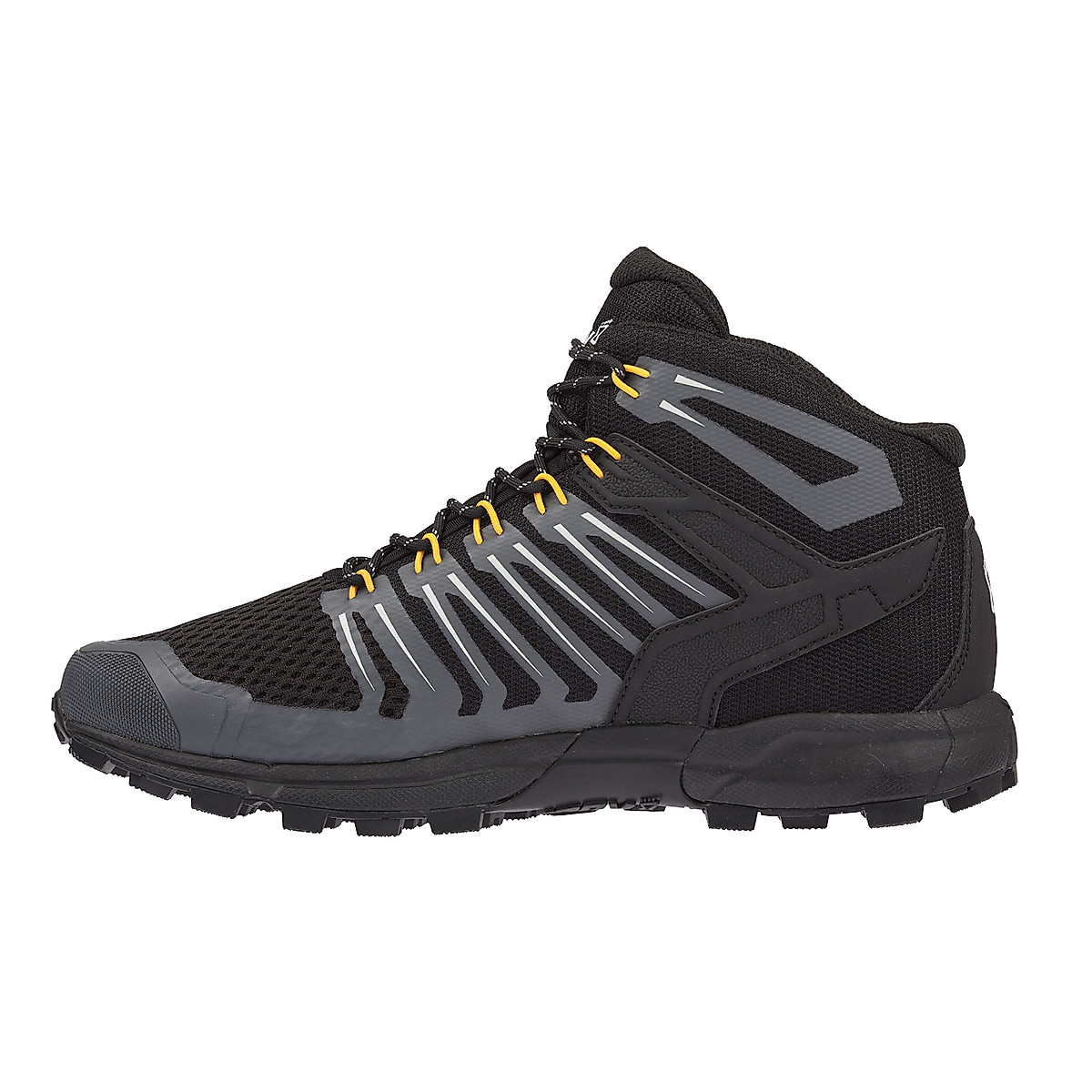 Inov-8 Mens Roclite 345 GTX - Lightweight Waterproof Hiking Boots - Black/Yellow - 8