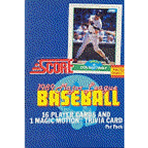 1989 Score Baseball Wax Box (Randy Johnson Rookie!) [Toy]