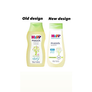 Hipp Baby Body Oil with Organic Almond Oil - 200 ml - German -