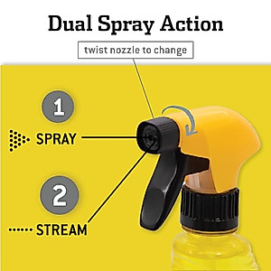 Tub O' Towels Heavy Duty Cleaner and Degreaser Spray Helps in Removing Oil Tar Paint Dirt Caulk Grease Grime Gunk Epoxies, Industrial Strength, Home & Auto, Made In USA, Citrus Scent, 24oz, 12-Pack