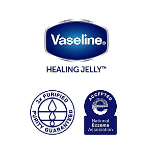 Vaseline Unscented Petroleum Jelly Balm 50ml - Pack of 2, Hypoallergenic, for All Skin Types