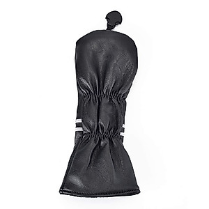 GOOACTION Shark Golf Club Hybrid Head Cover with Creative Cartoon Animal Pattern Synthetic Leather Golf Clubs Headcovers (2.3.4.5.6.UT)