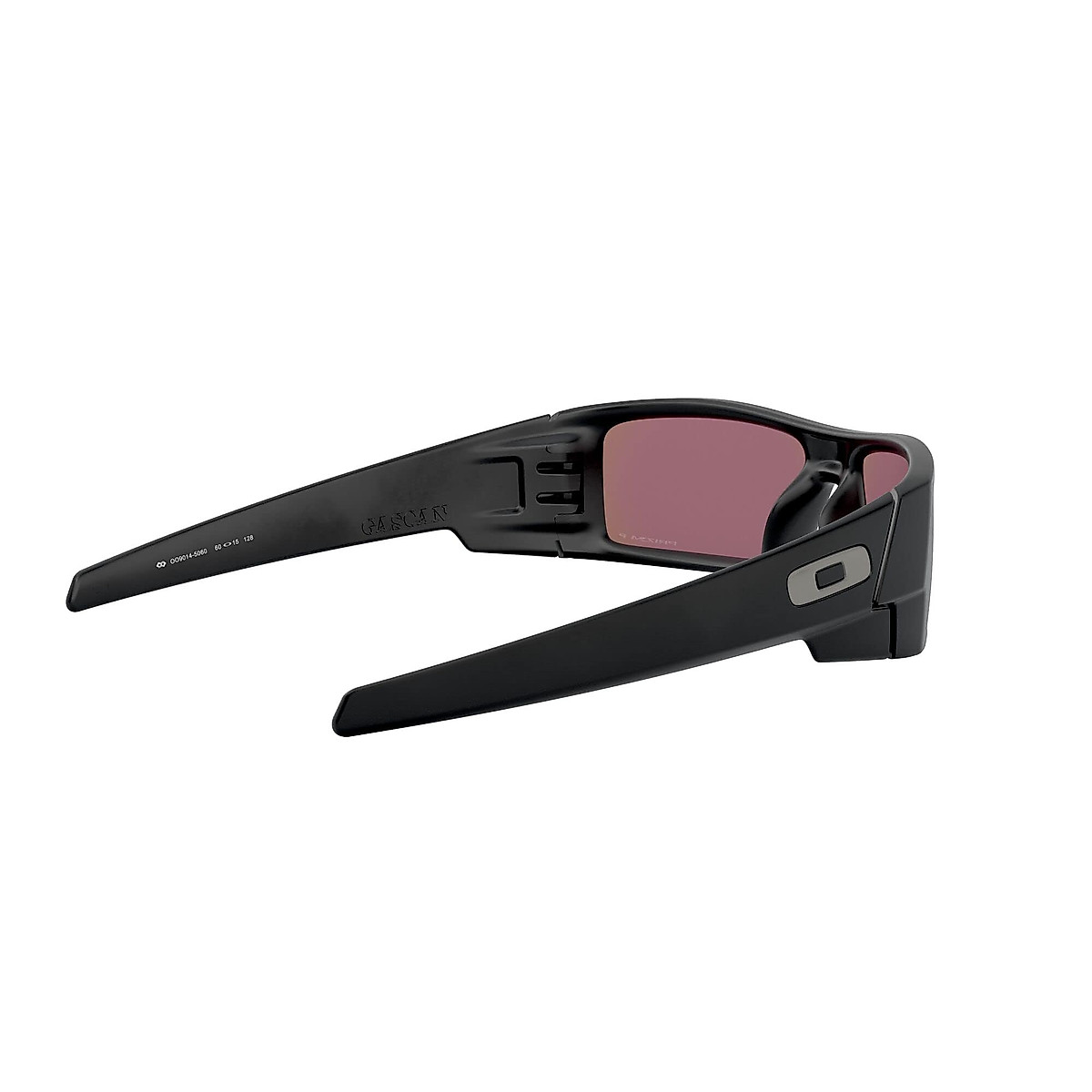 Oakley Men's Oo9014 Gascan Rectangular Sunglasses, Matte Black/Prizm Sapphire Iridium Polarized, 60 mm