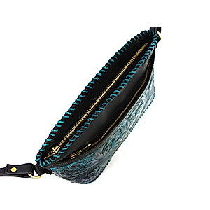 Top Grain Leather Bag for Women & Girls, Genuine Leather Tote Shoulder Bag, Handmade Shoulder Bag for Women, Gift for Her, Turquoise