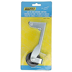 Seachoice Lift & Lock Anchor Line Control, Boat Rope, Zinc-Plated Steel, Supports Anchors Up to 20 Lbs.