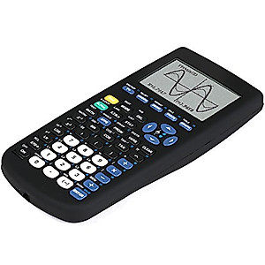Guerrilla TI83BLKSC Silicone Case for Texas Instruments TI-83 Plus Graphing Calculator, Black