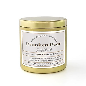 JARE CANDLES, Essential Oil Highly Scented Soy Natural Candles, Scented Candles Aromatherapy, Long +20 Hrs to +40 Hrs Burn Time, Hand Poured & Labeled in USA (11.5 oz, Sunshine)