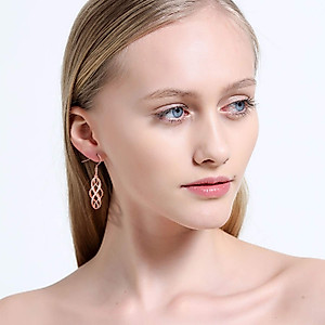 20 Paris Assorted Dangle Earrings for Women Fashion-Celtic Earrings for Women Gold Bar Earrings for Women Dangle Earrings Set for Women Cute Earrings Filigree Earrings