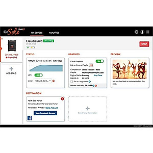 LiveU Solo Wireless Live Video Streaming Encoder Facebook Live, Twitch, YouTube, and Twitter Live Video Streams