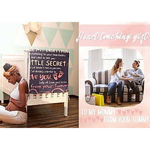 InnoBeta New Mom Gifts for Women, Expecting Mom Gifts, Mom-to-Be Gift, Pregnancy Gifts, Soft Throw Blanket 50"x65" - Letter