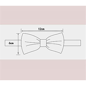 Andongnywell Knit Bow Tie Mens Vintage Adjustable Pre Tied Knitted Woven Bowtie Stripes Pre-tied Knit Bow Tie (Blue,One Size)