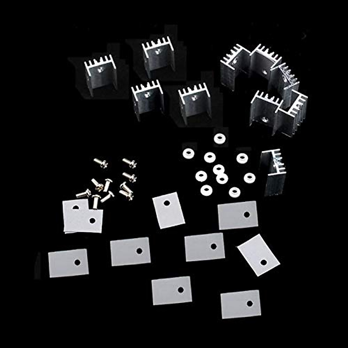 10PCS Radiator with Screw kit, Heat Sink Gadget (Color : 1)