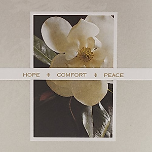 Hallmark Sympathy Card (White Floral Gray)