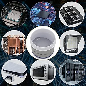 GENNEL G105 100grams Grey Thermal Paste, Heatsink Paste, CPU Compound, Heat Conductive Grease for CPU Processor GPU Coolers LED Chipset