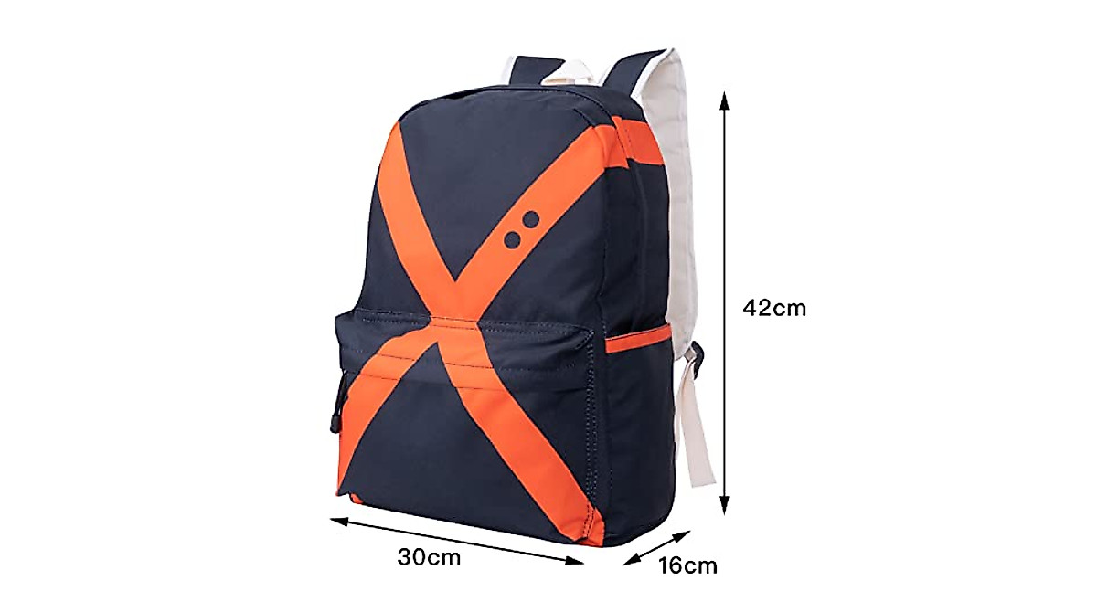 Bakugou Katsuki Backpack - Durable 17 Inch My Hero Academia School Bag
