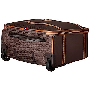 DELSEY Paris Chatelet Soft Air Luggage Under-Seater with 2 Wheels, Chocolate, Carry-on 16 Inch
