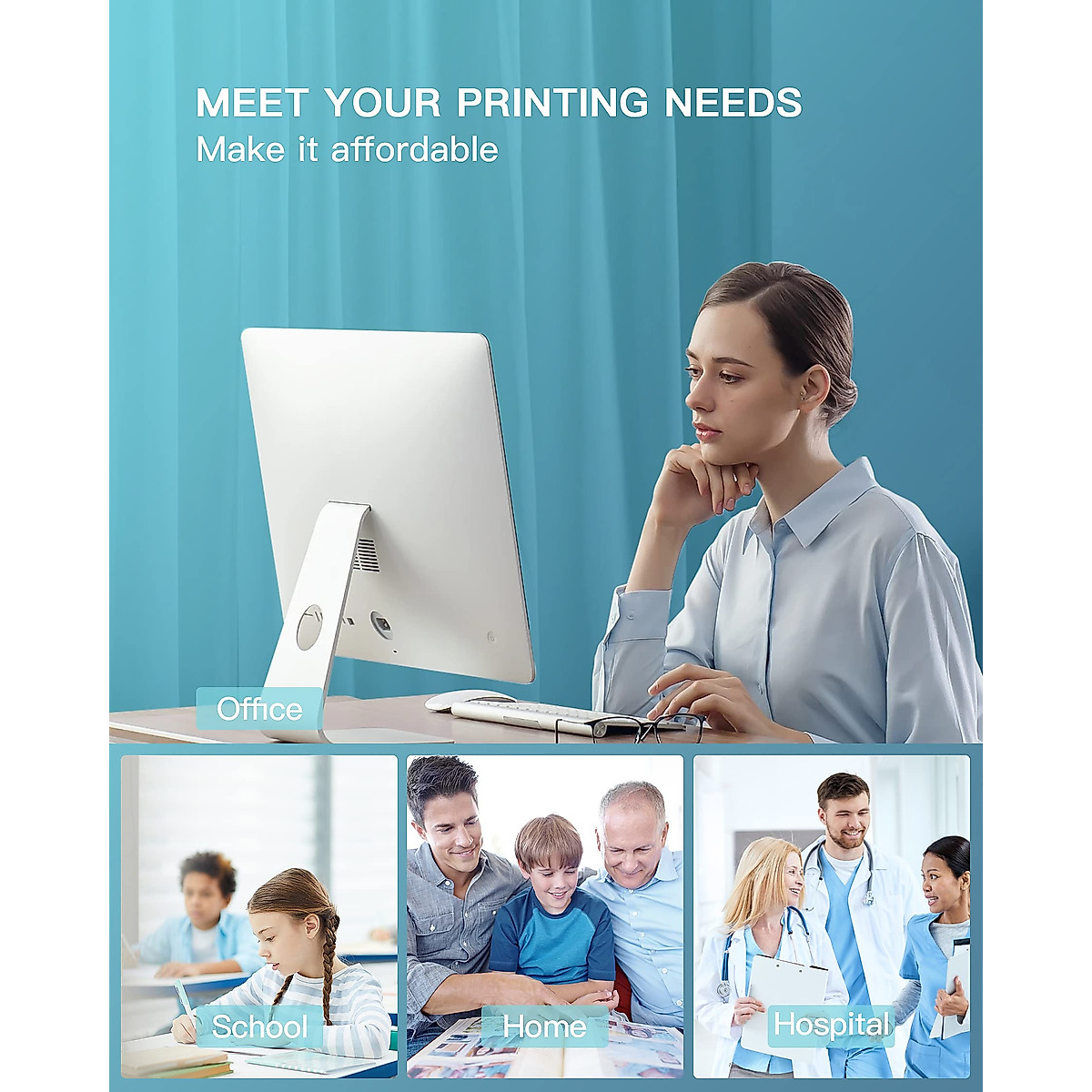 E-Z Ink Pro Compatible Ink Cartridge Replacement for HP 950XL 951XL 950 XL 951 XL to use with OfficeJet Pro 8610 8600 8615 8620 8625 8100 276dw 251dw (3 Black, 2 Cyan, 2 Magenta, 2 Yellow)