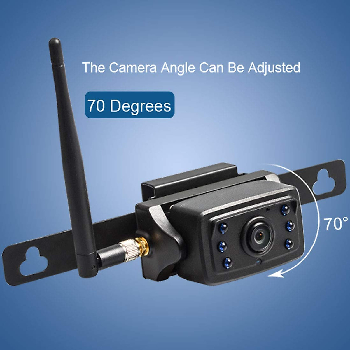 Haloview CA109 Wireless 720P High Definition License Plate Rear View Camera Hitch Camera for MC7108/MC5111