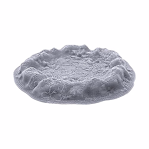 EnderToys Blast Craters, Terrain Scenery for Tabletop 28mm Miniatures Wargame, 3D Printed and Paintable