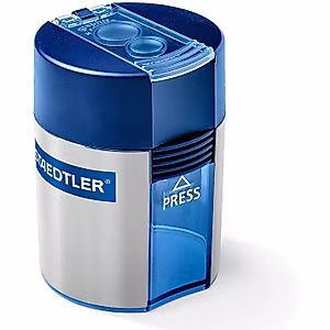 Staedtler Double-hole Tub Pencil Sharpener, No Packing (2 Pack)