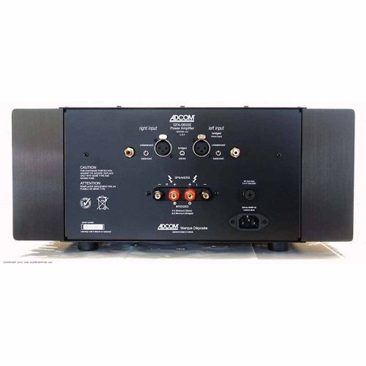 Adcom GFA-565se Bridgeable High Current Stereo Power Amp