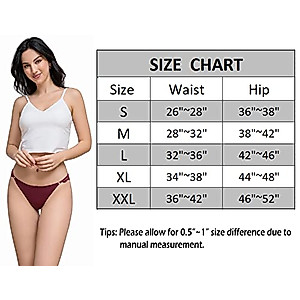 Solavia 6 Pack of Lace Panties for Women, Soft Stretch No Show Tanga, Sexy Cheeky Underwear, Seamless Front Design