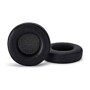 Premium Replacement Kraken 7.1 V2 Ear Pads Cushions Compatible with Razer Kraken 7.1 V2 Headset only. (Black - Round). Premium Protein Leather | High-Density Foam | Great Comfort