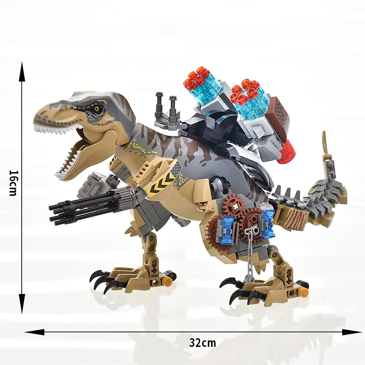 Mesiondy Building Blocks Toys Set 725 Pcs for Age 8 9 10 11 12 13 14 Years, Dinosaur Park World,Birthday Gifts for Boys and Girls……