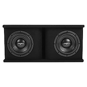 Skar Audio Dual 8" 1400W Loaded SDR Series Vented Subwoofer Enclosure | SDR-2X8D4