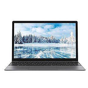 Bmax X15 Laptop Computers, 15.6" FHD (1920 x 1080) Display, Celeron 4120 up to 2.6 GHz, 8GB DDR4, 256GB SSD Storage, HDMI, Webcam, WI-FI, Windows 10 - Space Grey